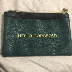 Bags | Hello Gorgeous Pouch | Poshmark